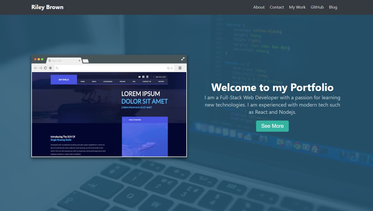 Riley Brown Web Developer | Portfolio